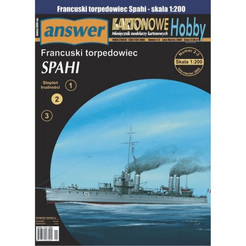 Answer KH-02-03-2008 Spahi - French Torpedo Boat