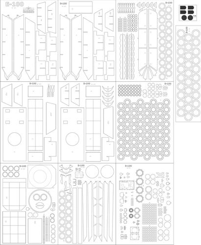 Answer ANG-273-SZK01 E-100 - Laser Cut Frames, Details