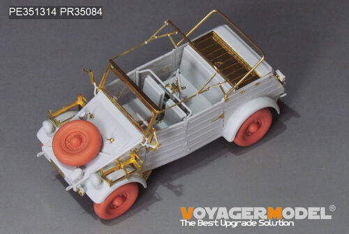 VoyagerModel.Co.Ltd PE351314 WWII German Kubelwagen Type 82 Africa Troop Version Upgrade Set (Meng VS-015)