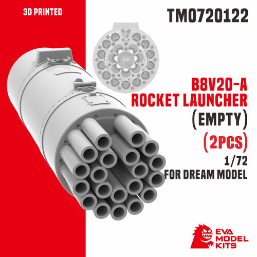 EVA Model Kits TM0720122 B8V20-A Rocket Launcher Empty (2 pcs / 3D-Printed)