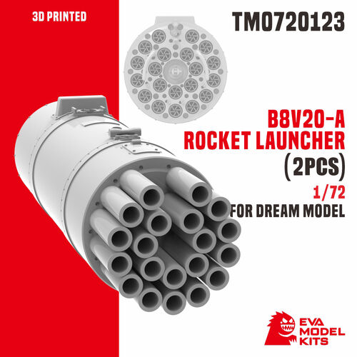 NEW! EVA Model Kits TM0720123 B8V20-A Rocket Launcher (2 pcs / 3D-Printed)