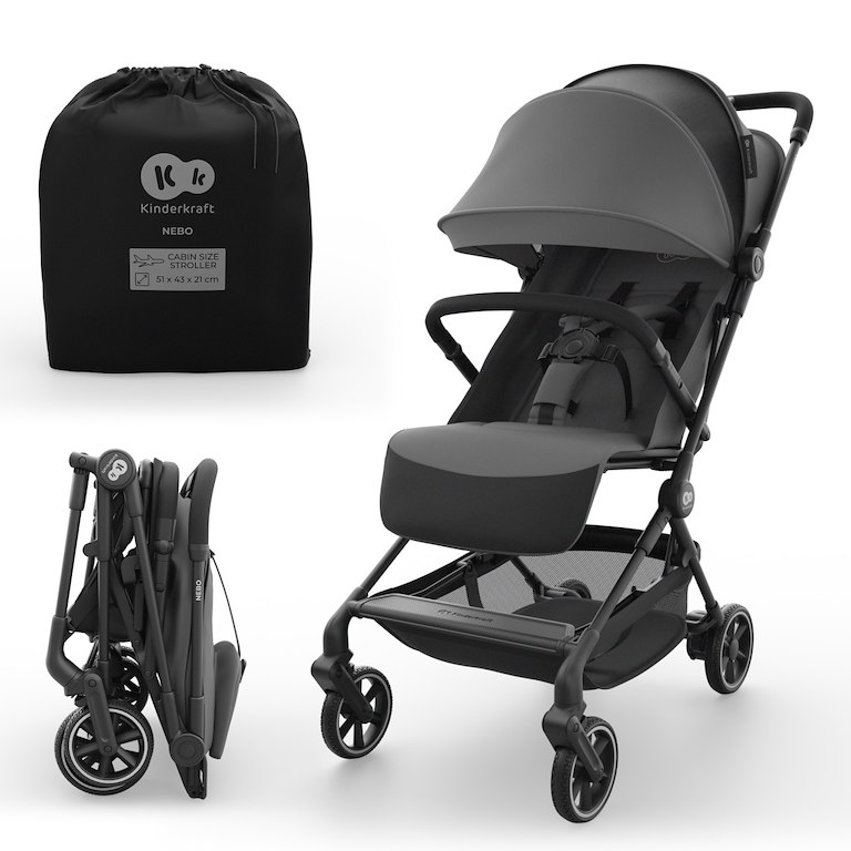 KINDERKRAFT KOLICA NEBO GREY