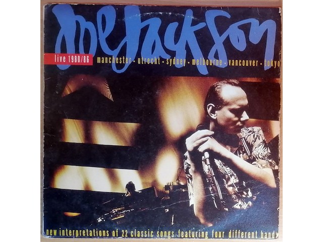 2LP JOE JACKSON - Live 1980/86 (1988) YUG, NM/VG+