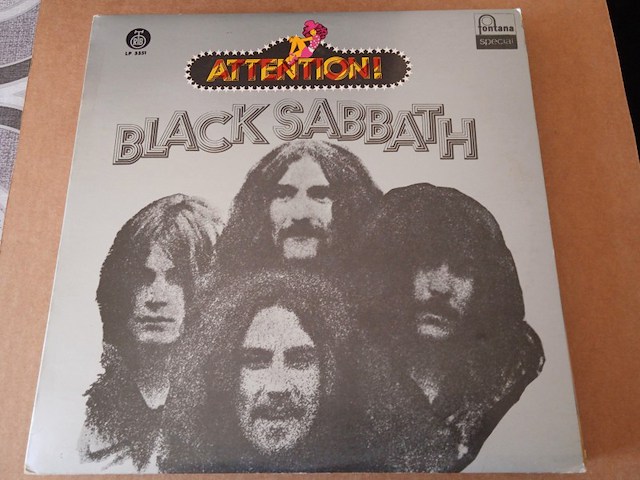 Black Sabbath - Attention!, PGP RTB, Mint