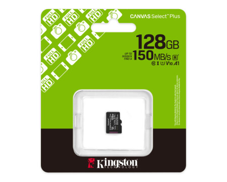 KINGSTON - Memorijska kartica U1 V10 SDXC 128GB Canvas Select Plus G3 150R A1 SDCS3/128GBSP
