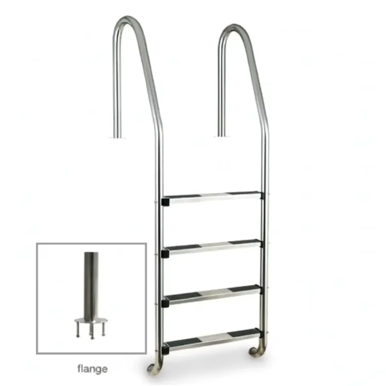 FF Merdevine Standard 4 stepenika AISI 304 gum step Flanša – EKO