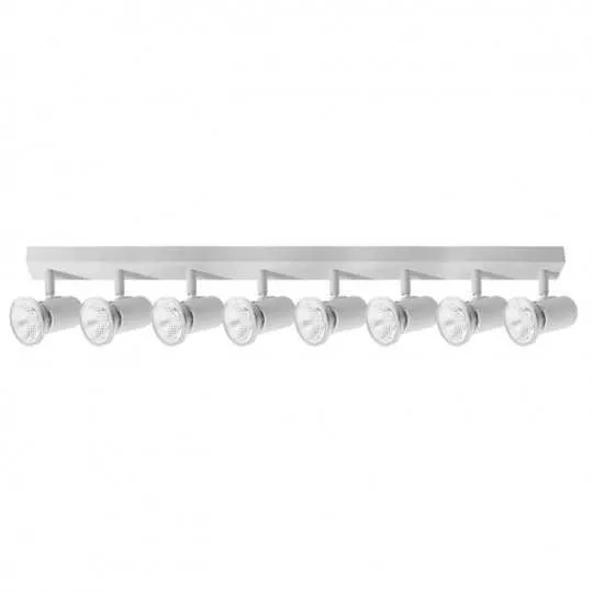 AD-OP-6434WE27 bela spot lampa 8xE27 max 60W RIO SP8 3Y ADVITI