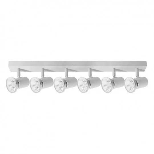 AD-OP-6433WE27 bela spot lampa 6xE27 max 60W 3Y RIO SP6 ADVITI