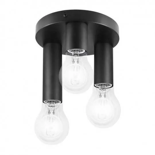 AD-OP-6436BE27 crna spot lampa 3xE27 max 60W 3Y RIO SP3 ADVITI