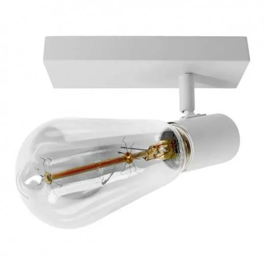 AD-OP-6429WE27 bela spot lampa 1xE27 max 60W 3Y RIO SP1 ADVITI