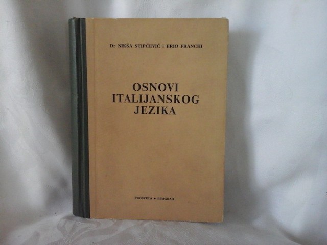 Osnovi italijanskog jezika, Nikša Stipčević Erio F