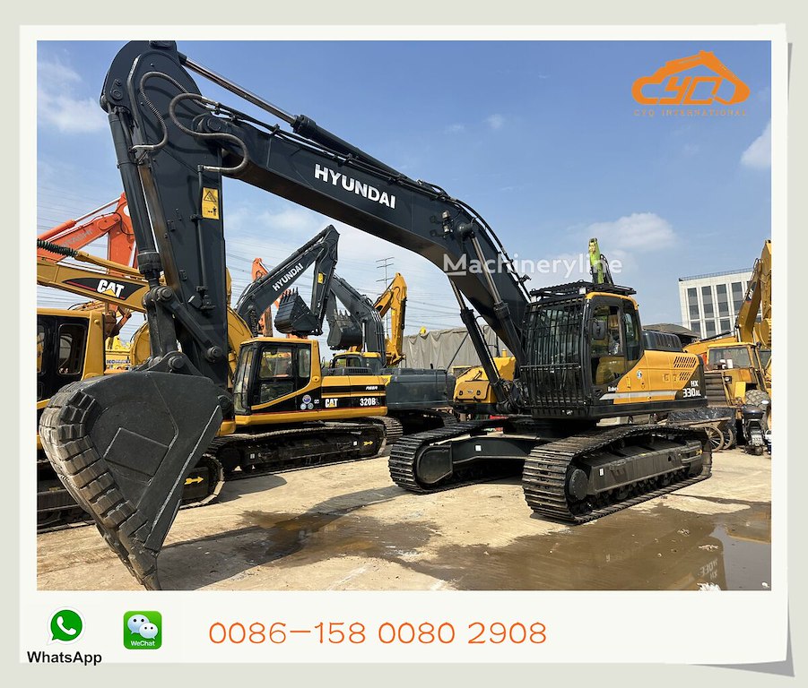 Hyundai HX330AL bager guseničar