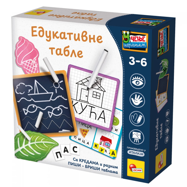 Set SR Edukativne table Lisciani