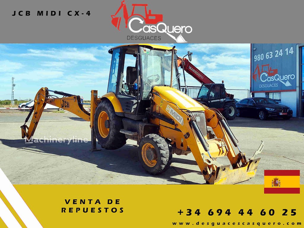 JCB MIDI CX-4 bager-utovarivač po rezervnim delovima
