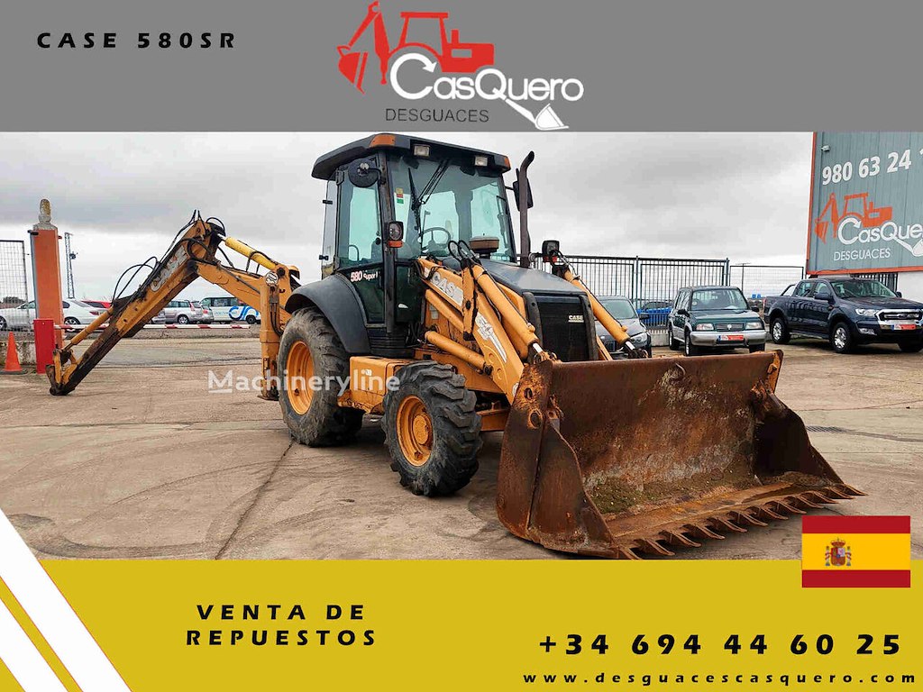 Case 580 SUPER R bager-utovarivač po rezervnim delovima