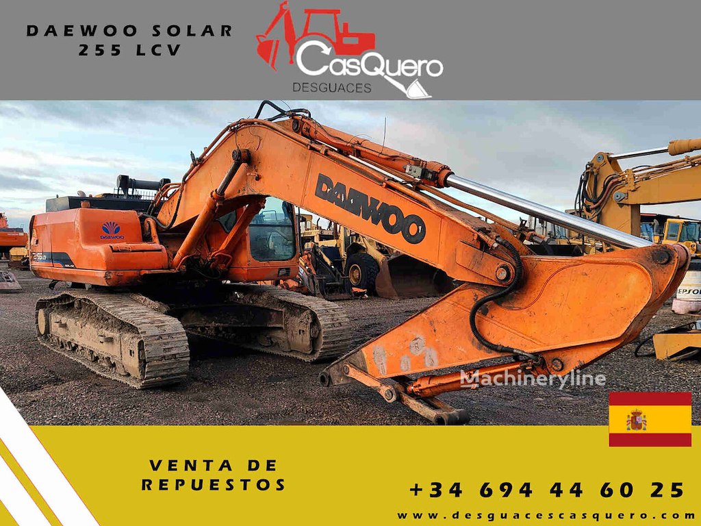 Daewoo SOLAR 255 LCV bager guseničar po rezervnim delovima