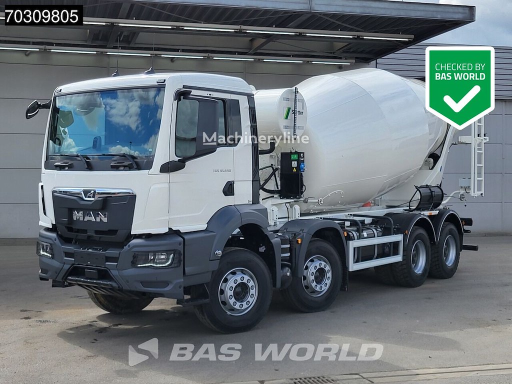 Novi MAN TGS 41.440 8X4 NEW! 12m3 Stetter Mixer Big-Axle Steelsuspension kamion s mešalicom za beton
