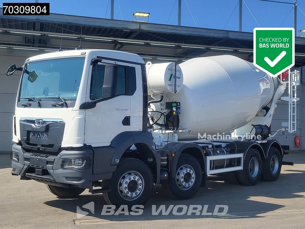 Novi MAN TGS 41.440 8X4 NEW! 12m3 Stetter Mixer Big-Axle Steelsuspension kamion s mešalicom za beton