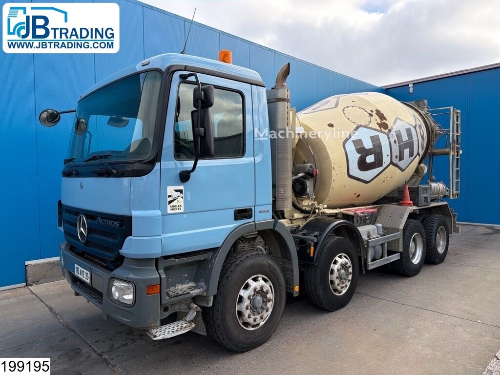 Mercedes-Benz Actros 3236 8x4, PTO, Liebherr, Steel spring kamion s mešalicom za beton