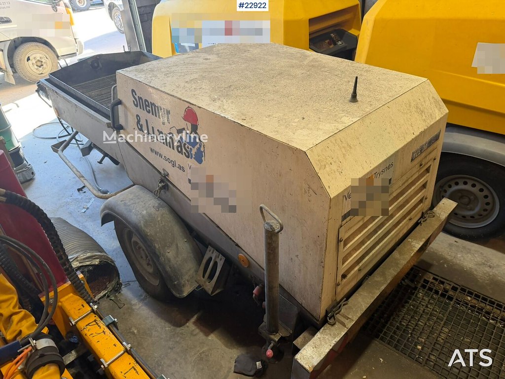 Brinkmann TCL20 concrete/mortar pump with remote control stacionarna betonska pumpa