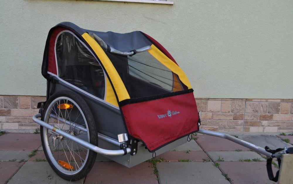 Kiddy Van prikolica, riksa za bicikl za 2 deteta