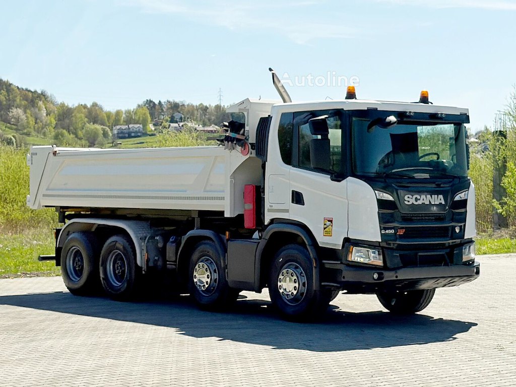 Scania G 450 XT * Kipper + BORDMATIC* TOPZUSTAND / 8x4 kiper