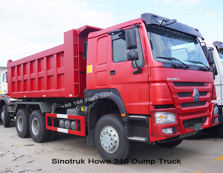 Novi Howo Sinotruk Howo 340 Dump Truck for Sale in Africa kiper