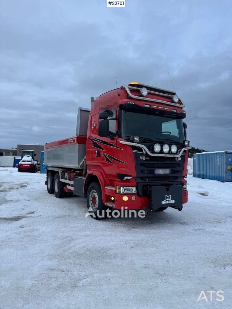 Scania R730 6x4 Brøyterigget Tippbil m/ underliggende skjær kiper