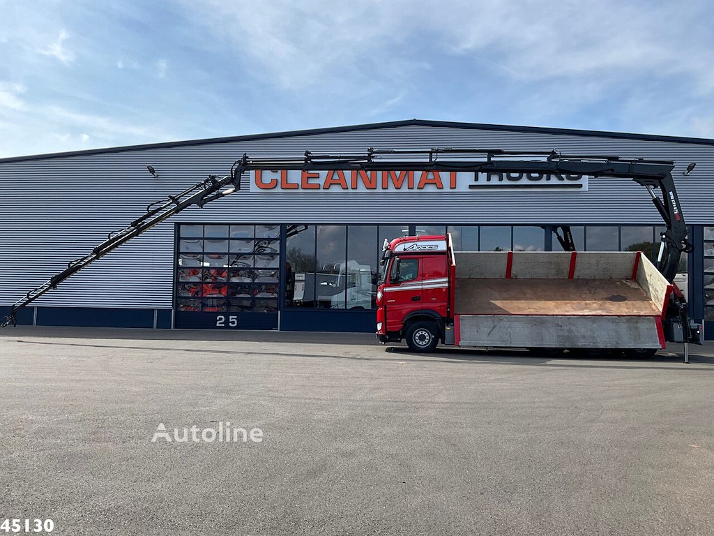 Mercedes-Benz Arocs 3263 8x4 Euro 6 Hiab 37 Tonmeter laadkraan + Fly-Jib kiper