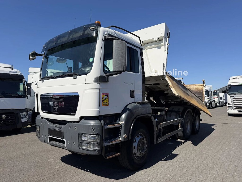 MAN TGS 33.360 6X4 Euro 5 Steelsuspension Meiller Tipper Bordmatic kiper