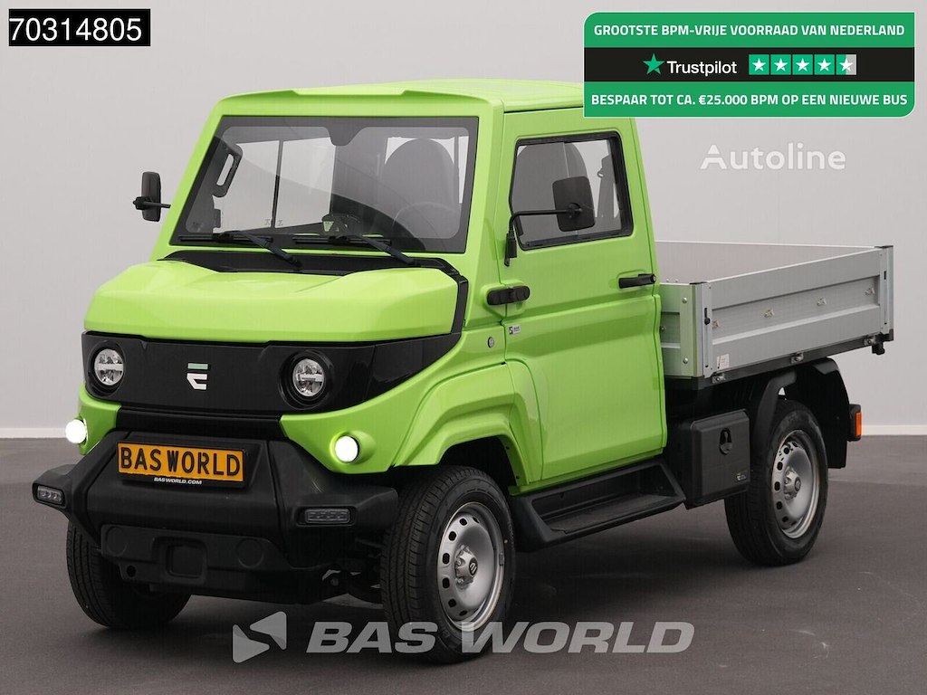 Novi Evum Motors aCar 4x4 100% Elektrisch 23kWh Open Laadbak Pritsche Pickup kamion s ravnom platformom < 3.5t