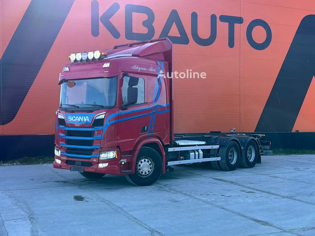Scania R 650 6x4 HYDRAULICS / RETARDER / CHASSIS L=7200 mm kamion šasija