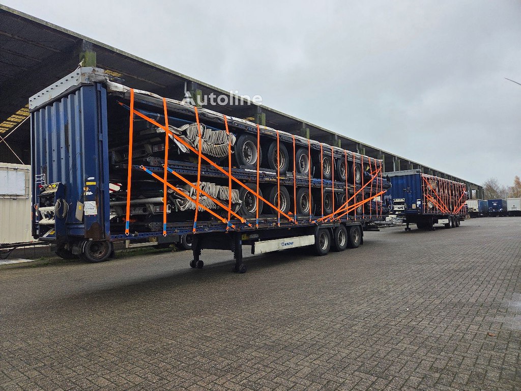 Krone SD NL KENTEKEN BPW TROMMEL ASSEN STACK FROM 5 50 IN STOCK poluprikolica sa kliznom ceradom