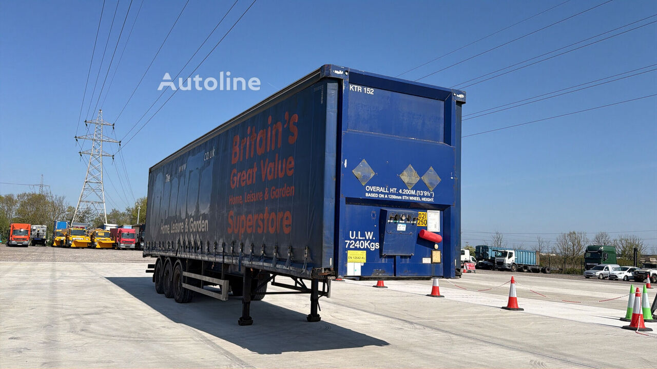 Prodaje se Don-Bur CURTAINSIDE poluprikolicu sa kliznom ceradom na aukciji