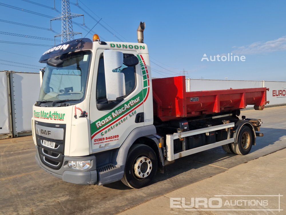 Prodaje se DAF LF 210 FT rol kiper sa kukom na aukciji
