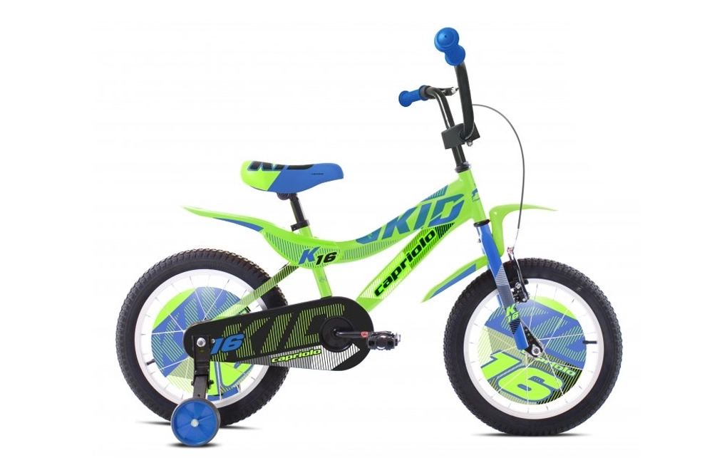 BICIKL CAPRIOLO KID 16"HT zeleno-plavo