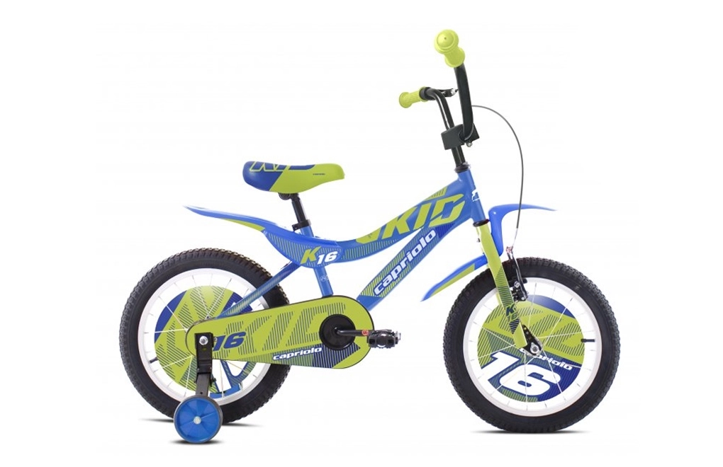 BICIKL CAPRIOLO KID 16"HT plavo-lime