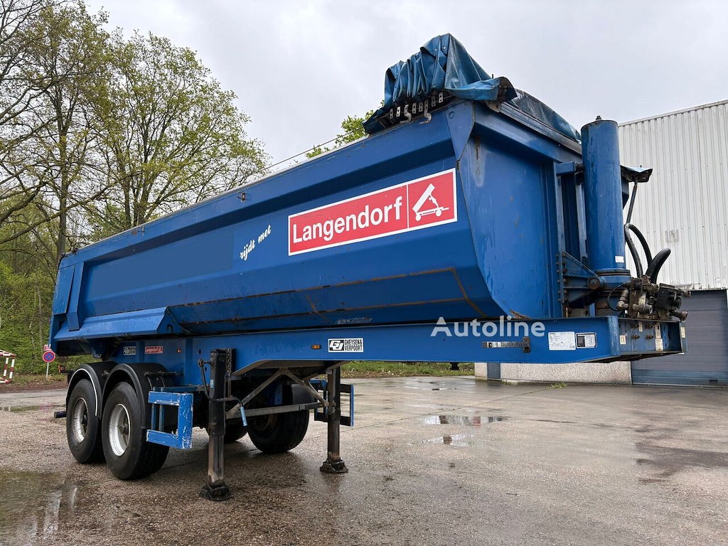 Langendorf SK20 B / Hardox kipper / Afdekzeil poluprikolica kipera
