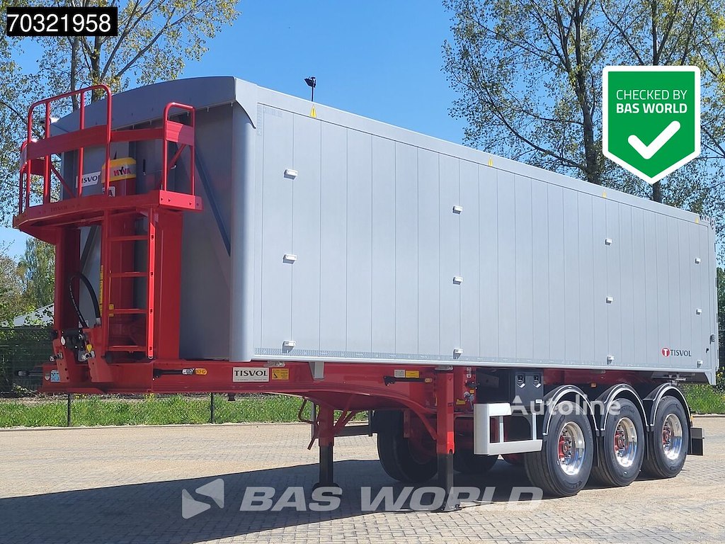 Nova Tisvol A-910210-EAL New UNUSED 46m3 ALU Alcoa poluprikolica kipera