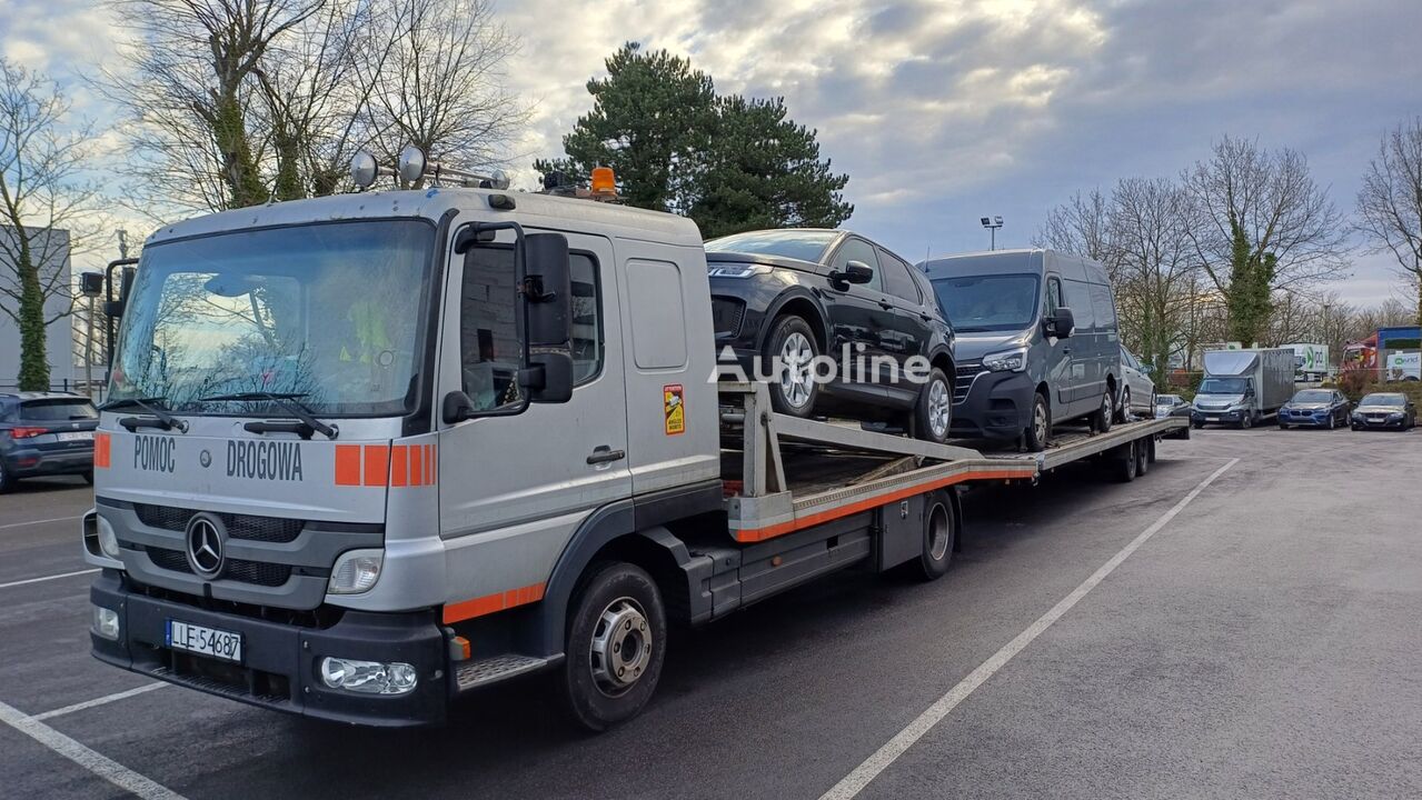 Mercedes-Benz Atego autotransporter + prikolica autotransportera