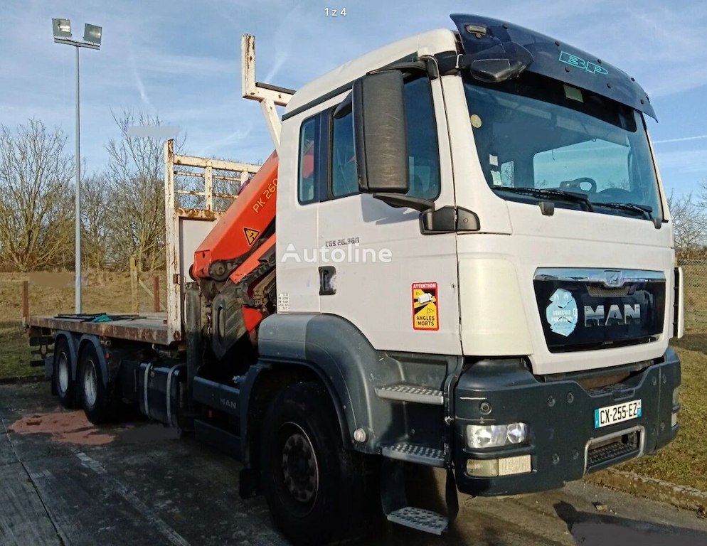 MAN TGS 26.360 kamion platforma