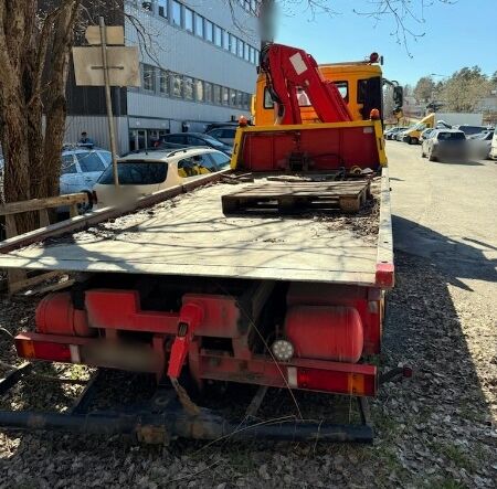 MAN TGM 15.280 *crane HMF 900 *BRILLE *2x WINCHES šlep auto