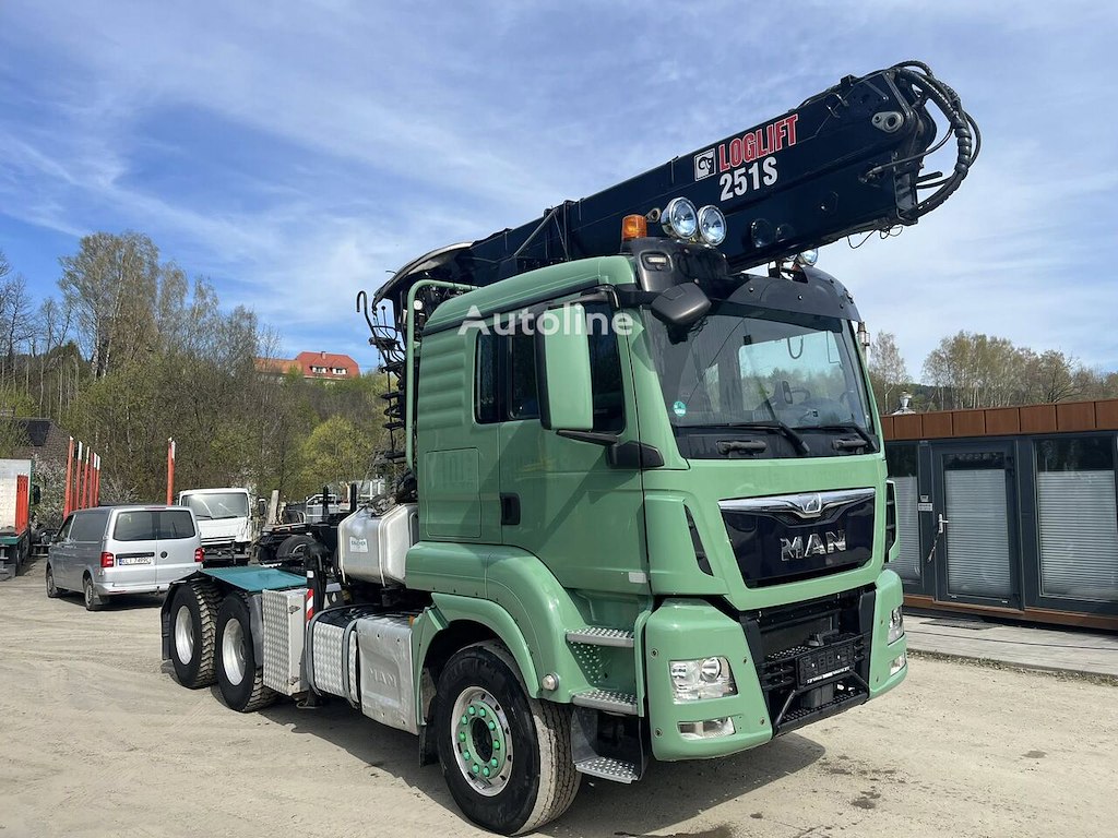 MAN TGS 33.480 kamion za prevoz drva