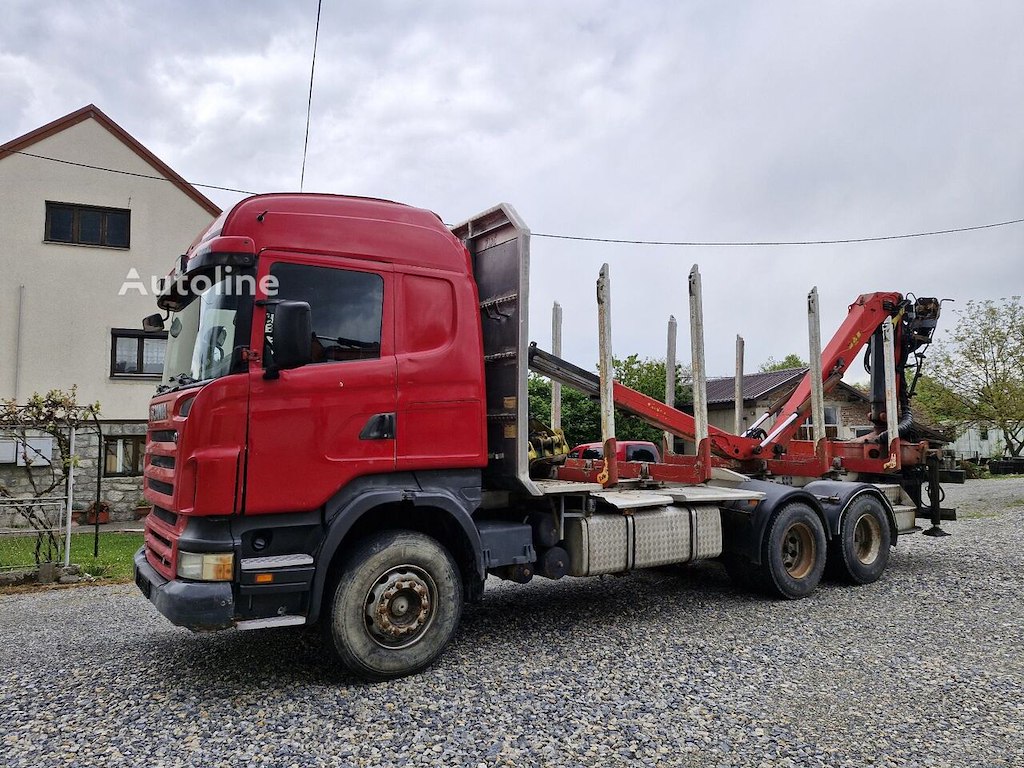 Scania R480 šumar, šticar, 2008 god kamion za prevoz drva