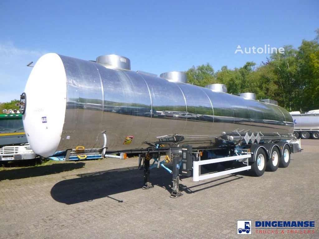 Magyar Chemical tank inox L4BH 33.3 m3 / 1 comp cisterna za prevoz hemikalija