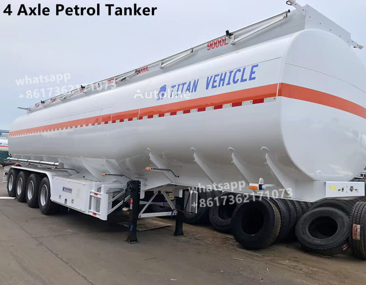 Titan 4 Axle Petrol Tanker for Sale in Saudi Arabia cisterna za goriva i maziva