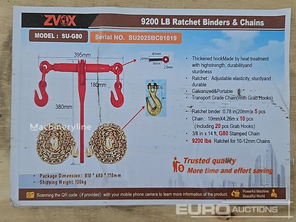 Prodaje se Zvox SU-G80 lanac za podizanje na aukciji