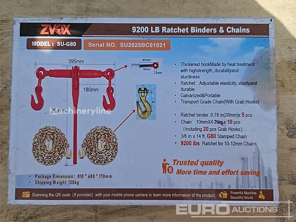 Prodaje se Zvox SU-G80 lanac za podizanje na aukciji