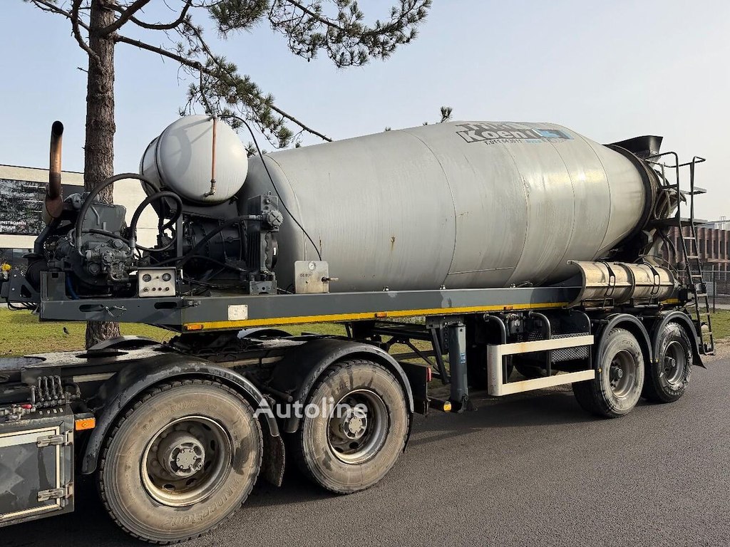 De Buf BM 12-36-2 - 12m³ MIXER - DEUTZ AUX. MOTOR - BPW AXLES - ALU WHE poluprikolica betonska mešalica