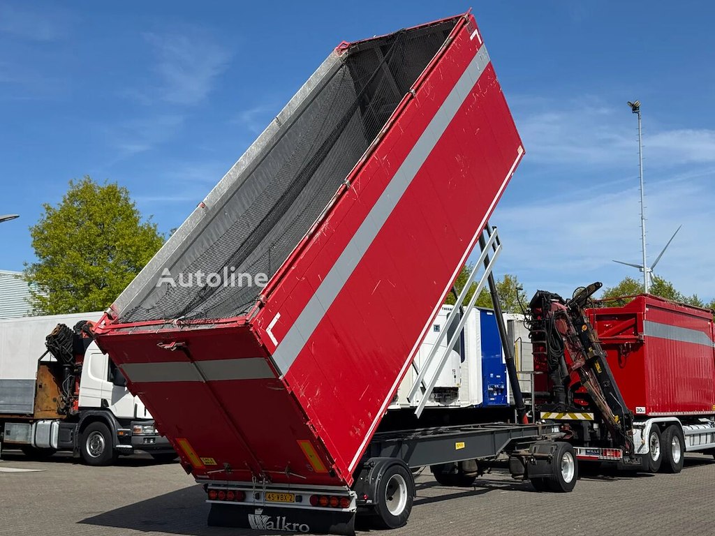 Berdex AV1010 45m3 Kipper Schamel Aanhangwagen prikolica kiper
